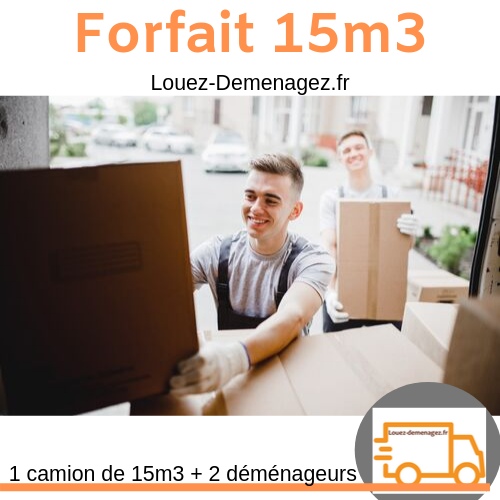 Louer un fourgon de 15m3 avec chauffeur pour déménager partout en France.