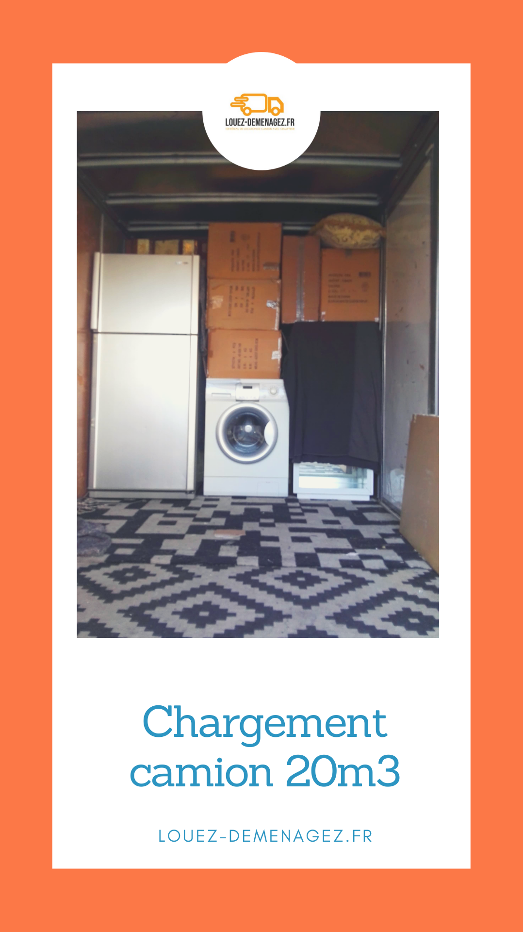 Forfait DEM-ÉCO 20, un pack tout compris. Le camion de 20m3 et une ...